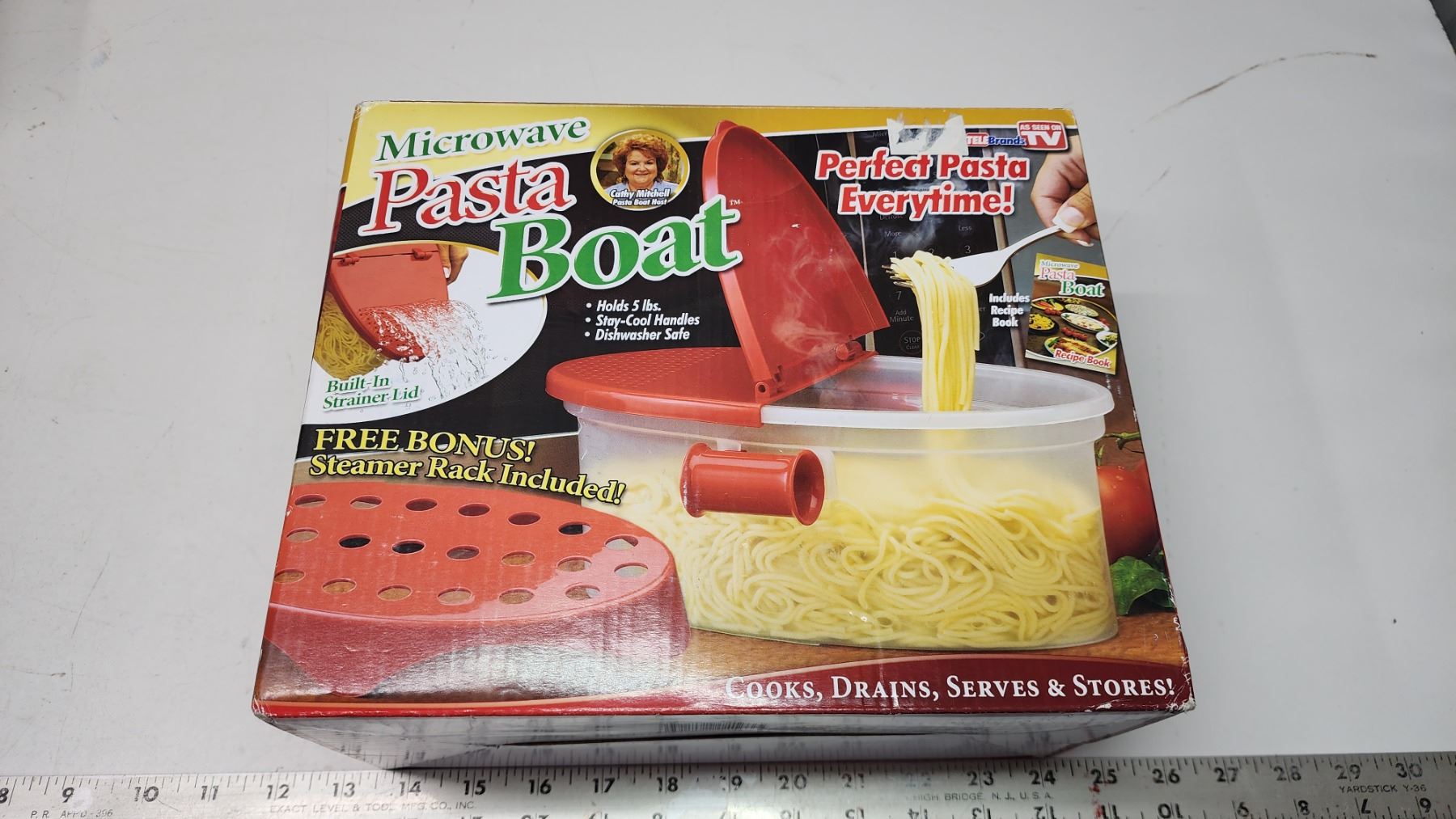 "As seen on TV" Microwave pasta boat - New in box - Schmalz Auctions