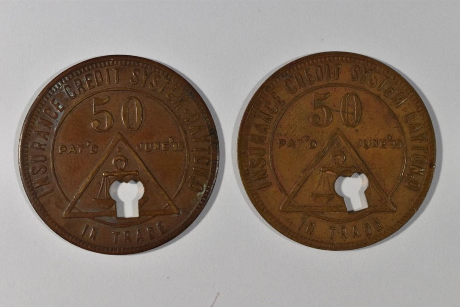 (2) BOLEN COAL CO TOKEN DAYTON OH