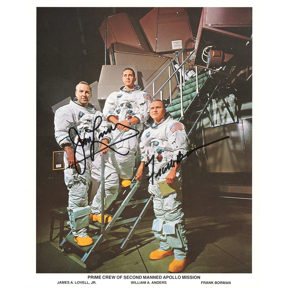 James Lovell and Frank Borman Signed Photograph