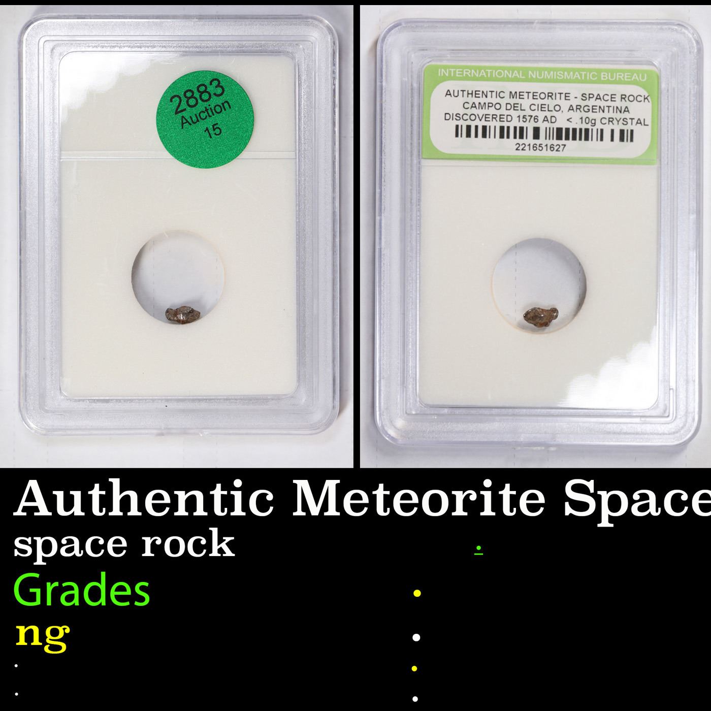 Authentic Meteorite Space Rock, Campo del Cielo Argentina, Discovered ...
