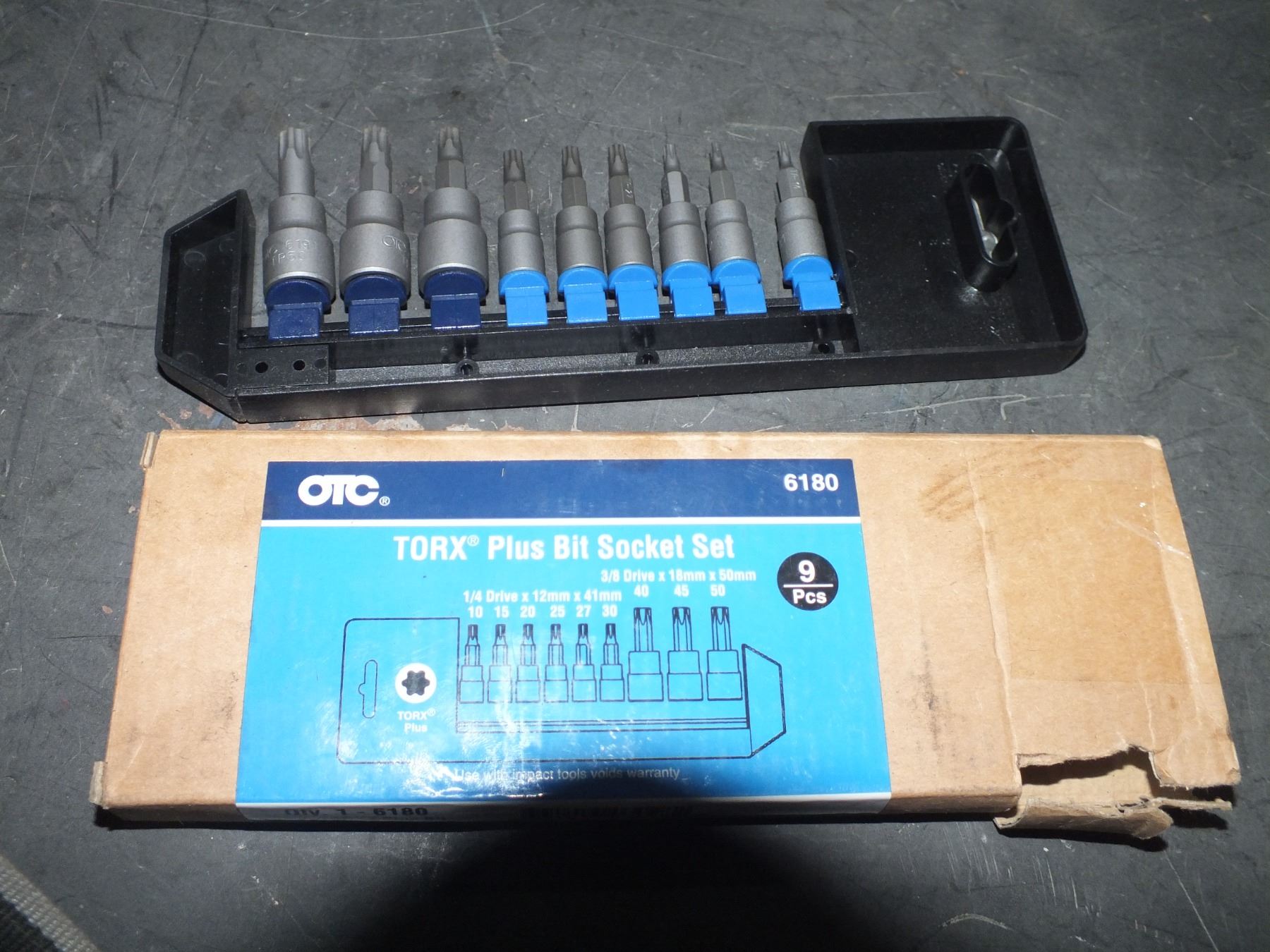 OTC 9pc Torx Bit Socket Set