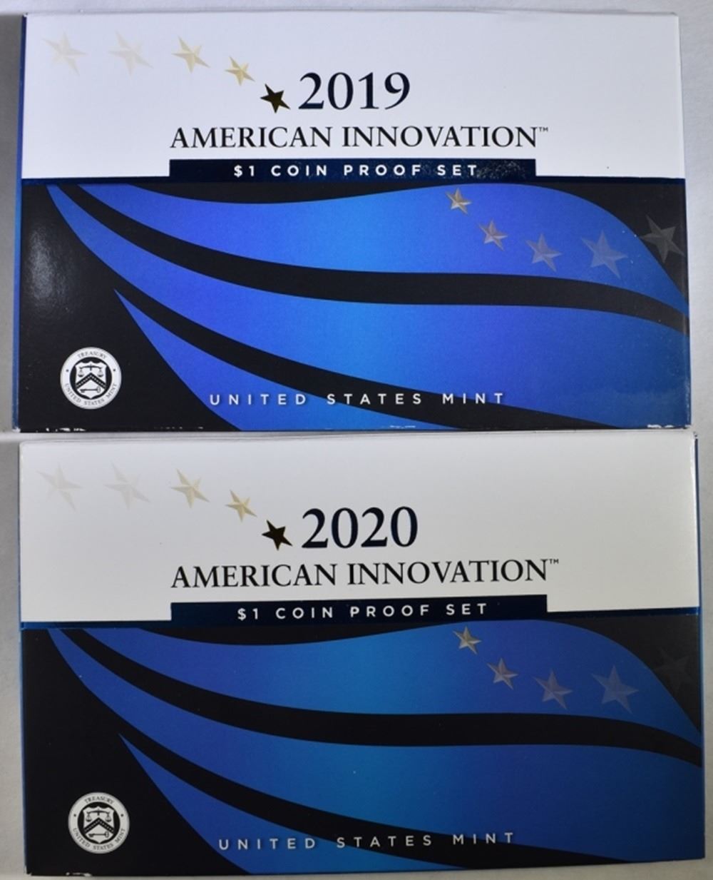 2019, 2020 AMERICAN INNOVATION $1 PROOF SET
