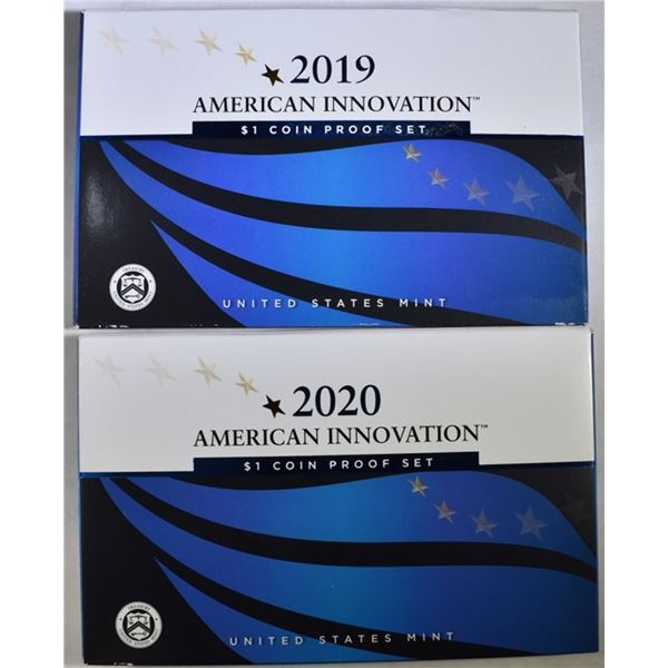 2019, 2020 AMERICAN INNOVATION $1 PROOF SET