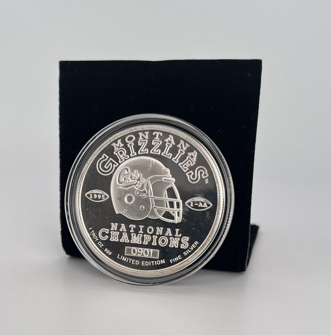 Montana Grizzlies National Champions Silver Coin