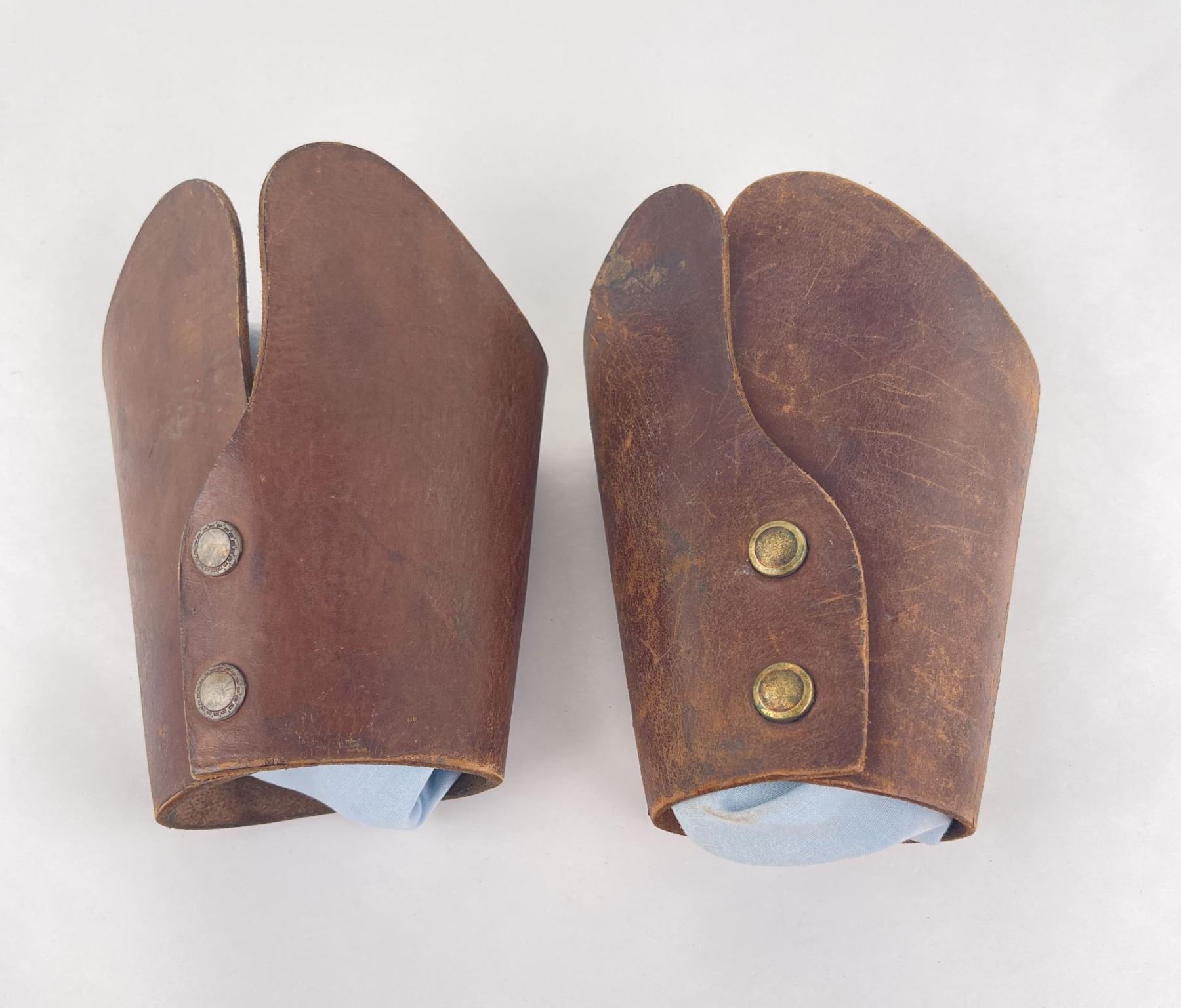 Antique Tooled Leather Cowboy Cuffs