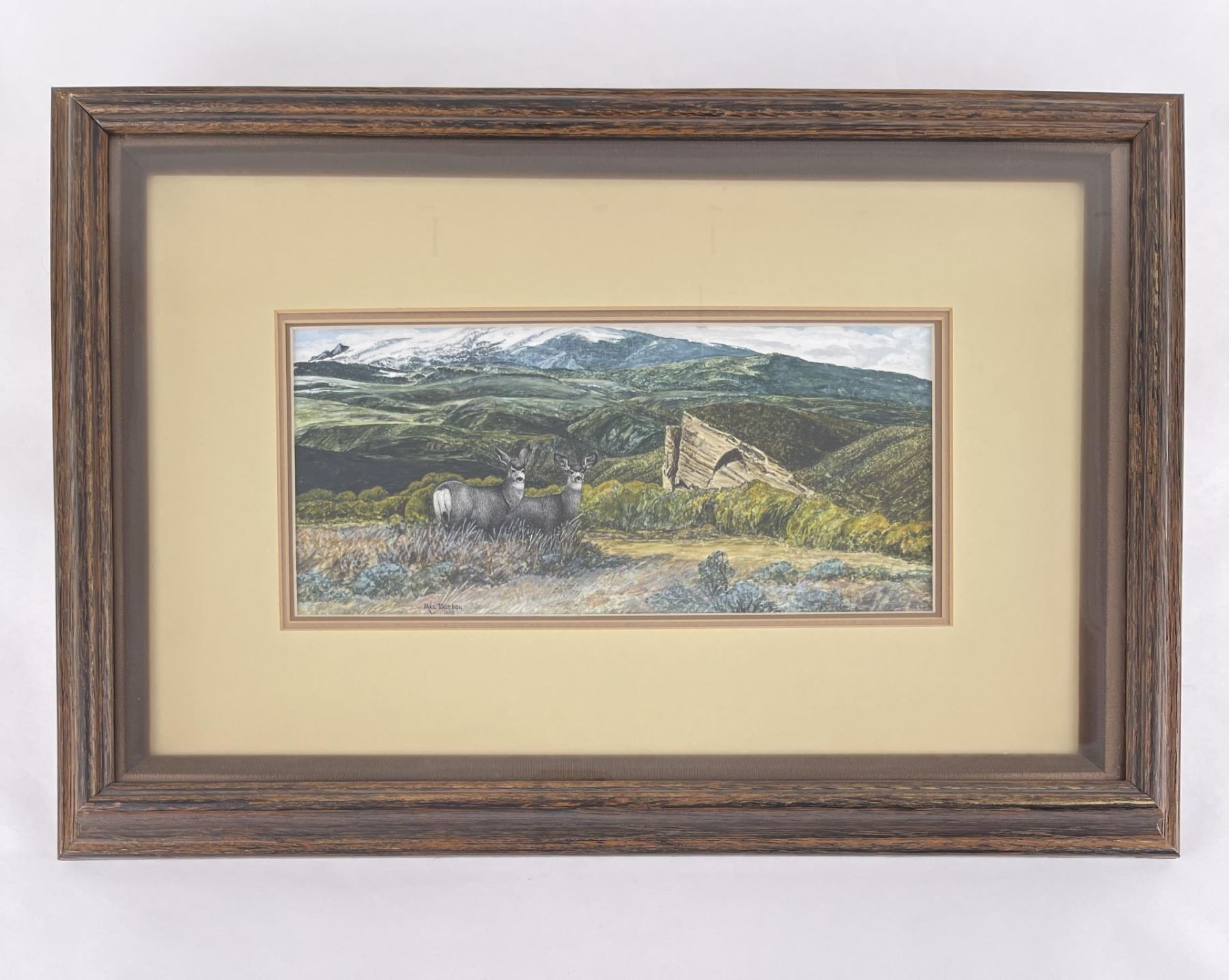 Melvin Wood (Mel) Dobson Watercolor Painting