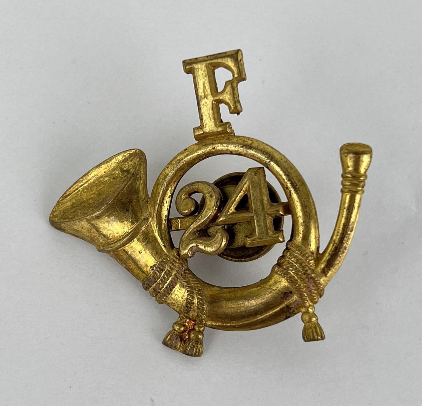 Spanish American War 24th Infantry Cap Badge