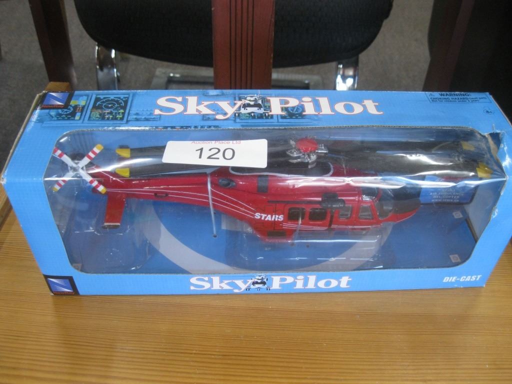 Sky Pilot die cast model STARS helicopter