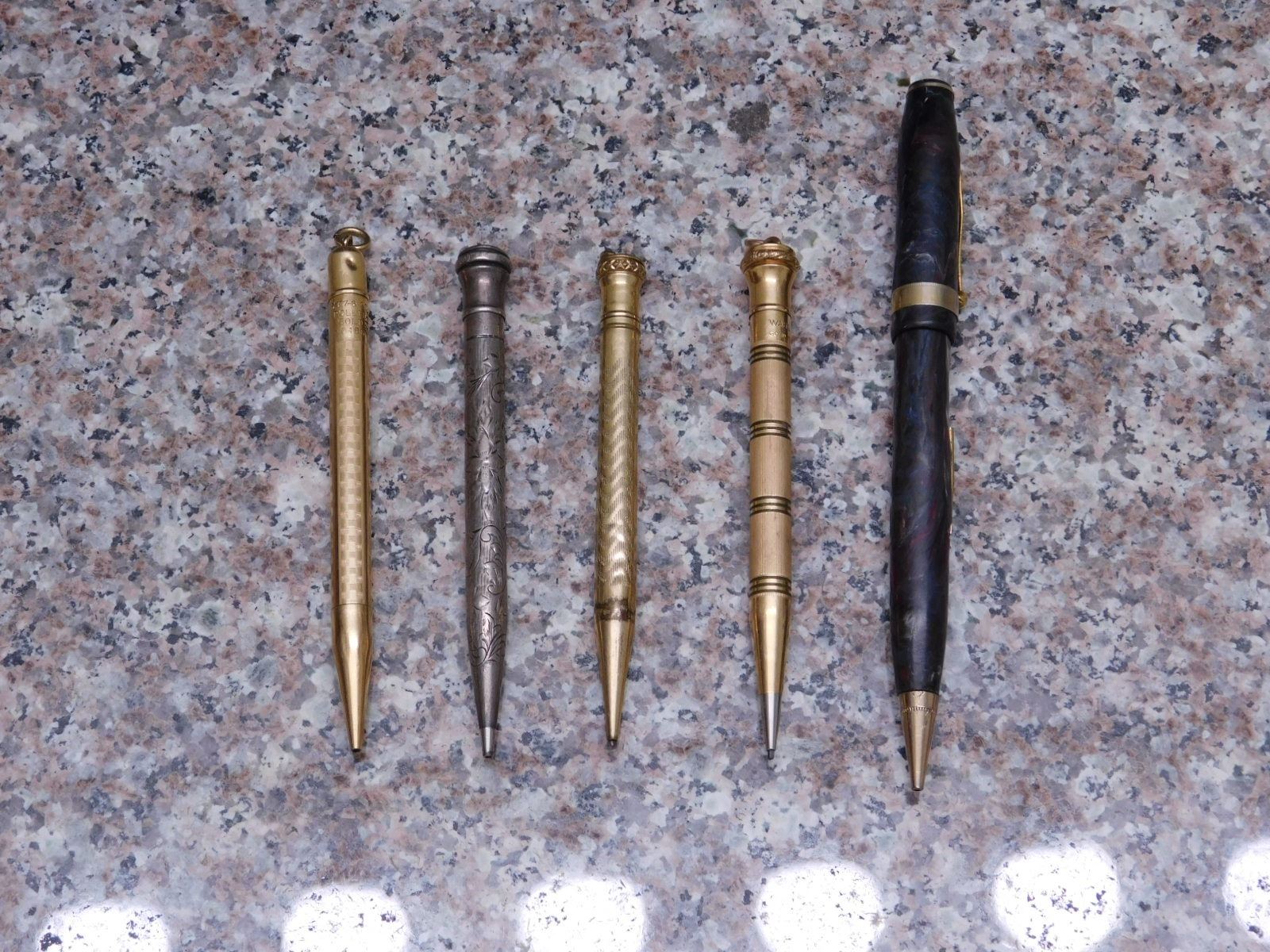 5 Vintage Lead Pencils