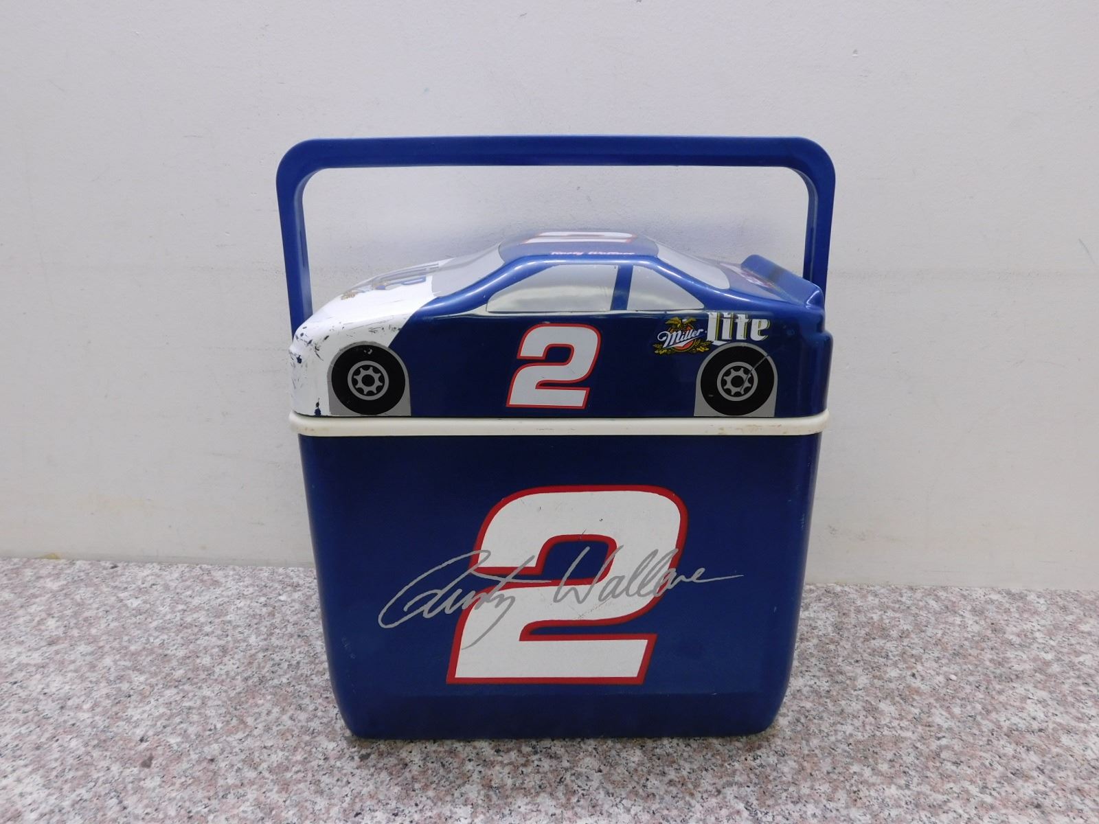 Miller Lite Rusty Wallace Cooler Racing Sports Ice Chest Plastic