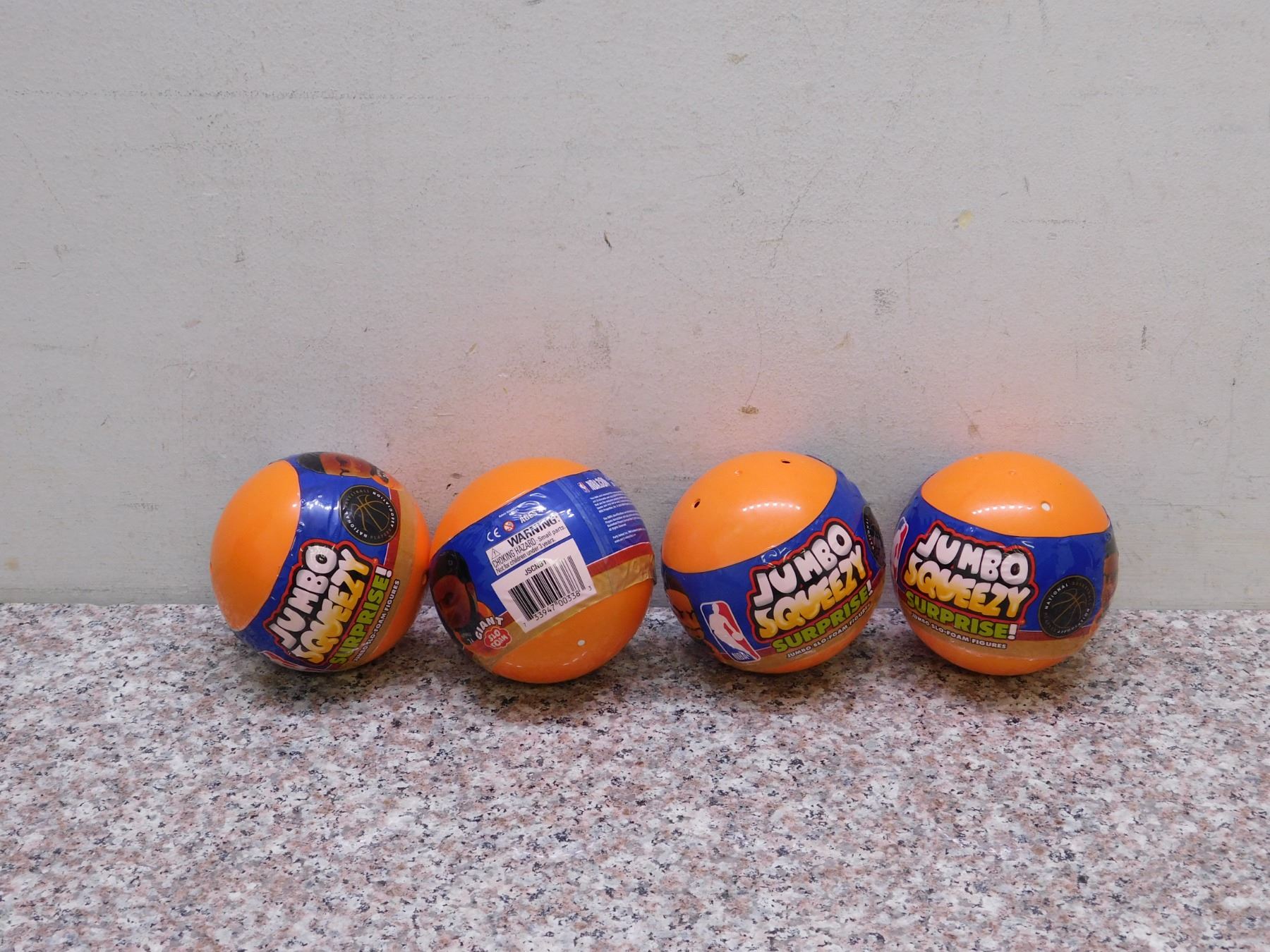 Lot of 4 Jumbo Squeezy Surprise NEW PACKAGED National Basketball ...