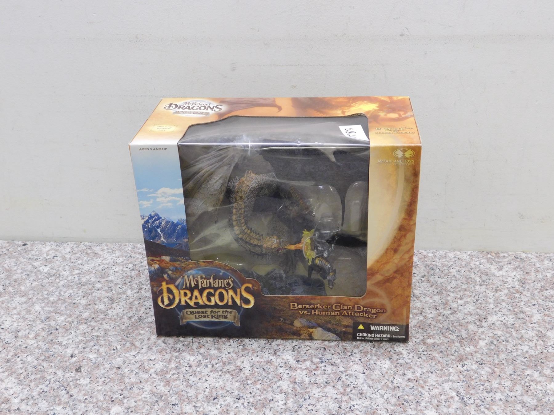 McFarlane Dragons Quest For The Lost King Deluxe Box Set Berserker Clan ...