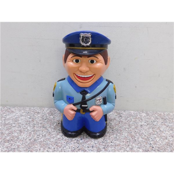 Vintage Cookie Cop *working* Plastic Novelty Cookie Jar