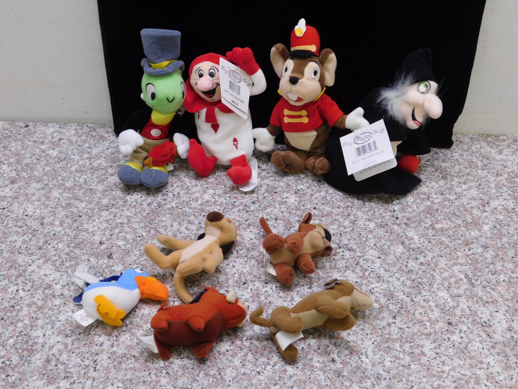 Lot of 4 Disney Store Beanpag Plushies and Set of Lion King 2 Mini ...