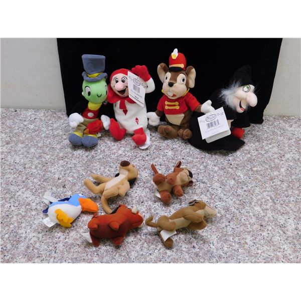 Lot of 4 Disney Store Beanpag Plushies and Set of Lion King 2 Mini ...