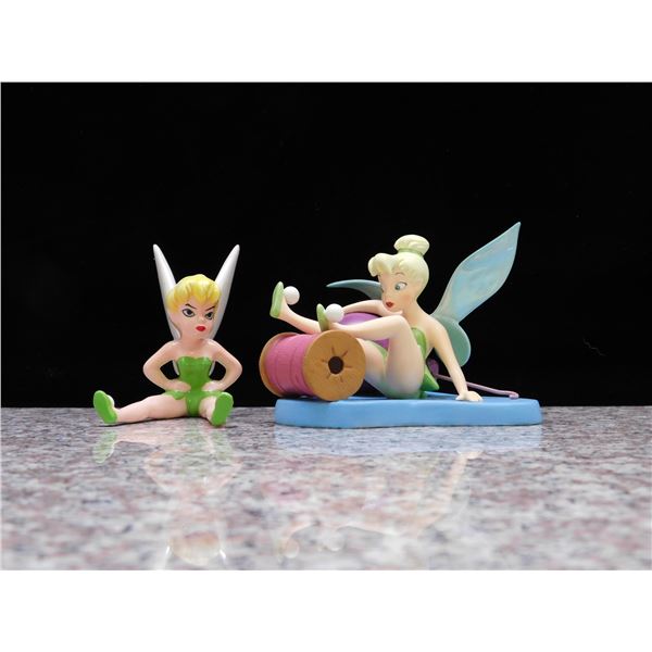 Lot of 2 Tinkerbell Figurines Peter Pan "Little Charmer" Classics ...