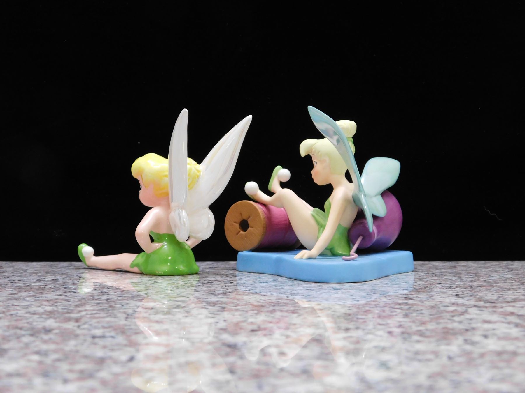 Lot of 2 Tinkerbell Figurines Peter Pan "Little Charmer" Classics ...