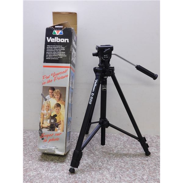 Velbon D-500 Vel-flo 7 PH-358 Tripod With Box
