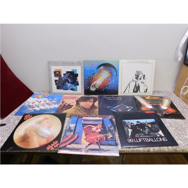 Lot of 10 80s Rock Lp Records Journey ZZ Top Supertramp The Cars Robert ...