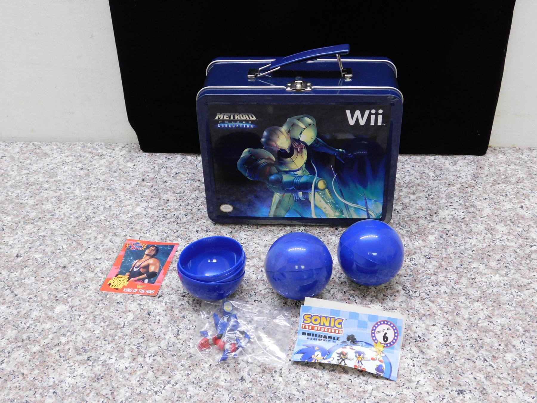 Lot of 5 Metroid Prime Corruption Nintendo Wii Lunch Box, Sonic Gacha ...