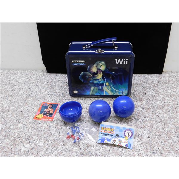 Lot of 5 Metroid Prime Corruption Nintendo Wii Lunch Box, Sonic Gacha ...