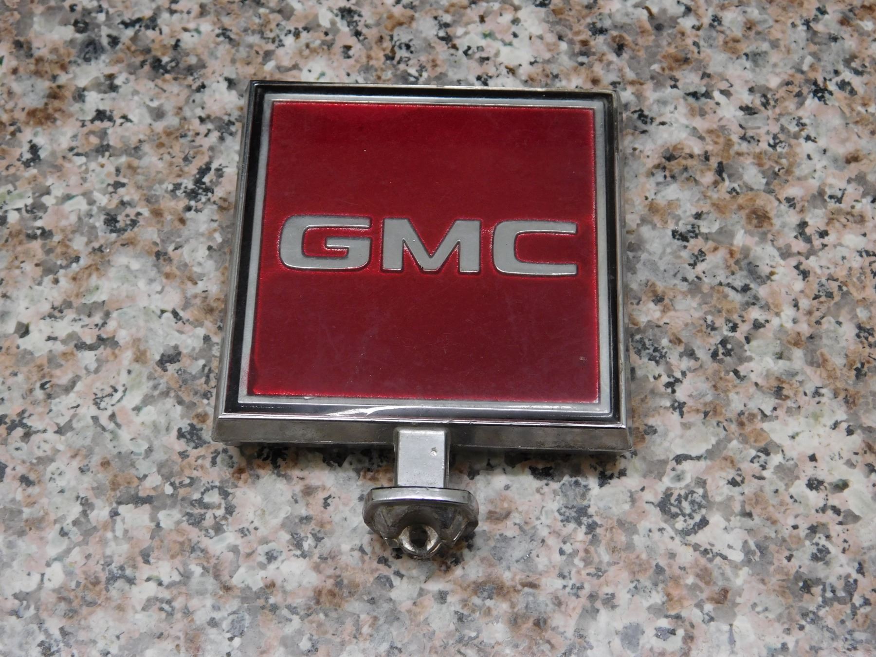 GMC Hood Ornament 1980s Emblem Heavy