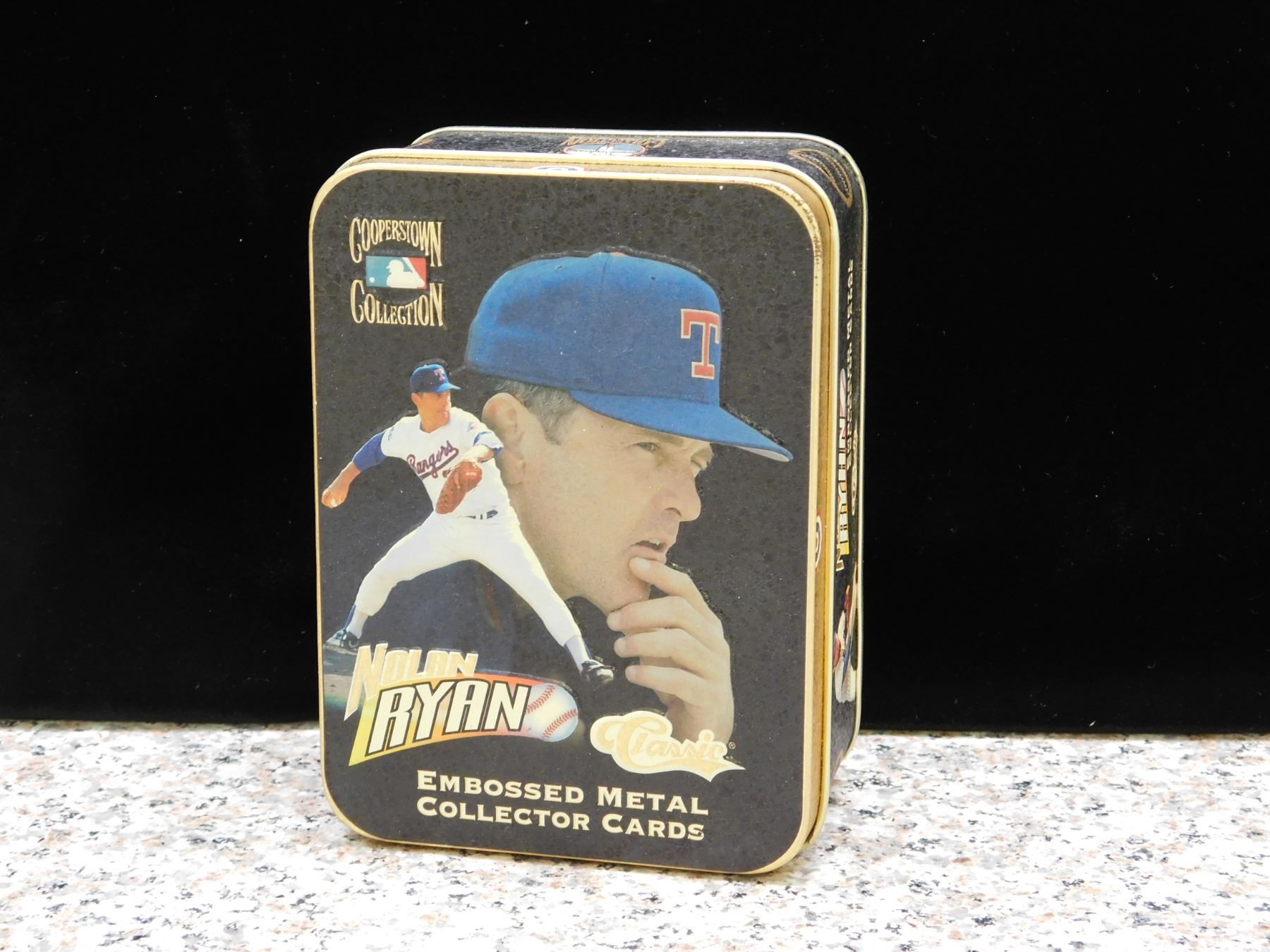 1995 Classic Metallic Impressions Nolan Ryan Boxed set of embossed ...