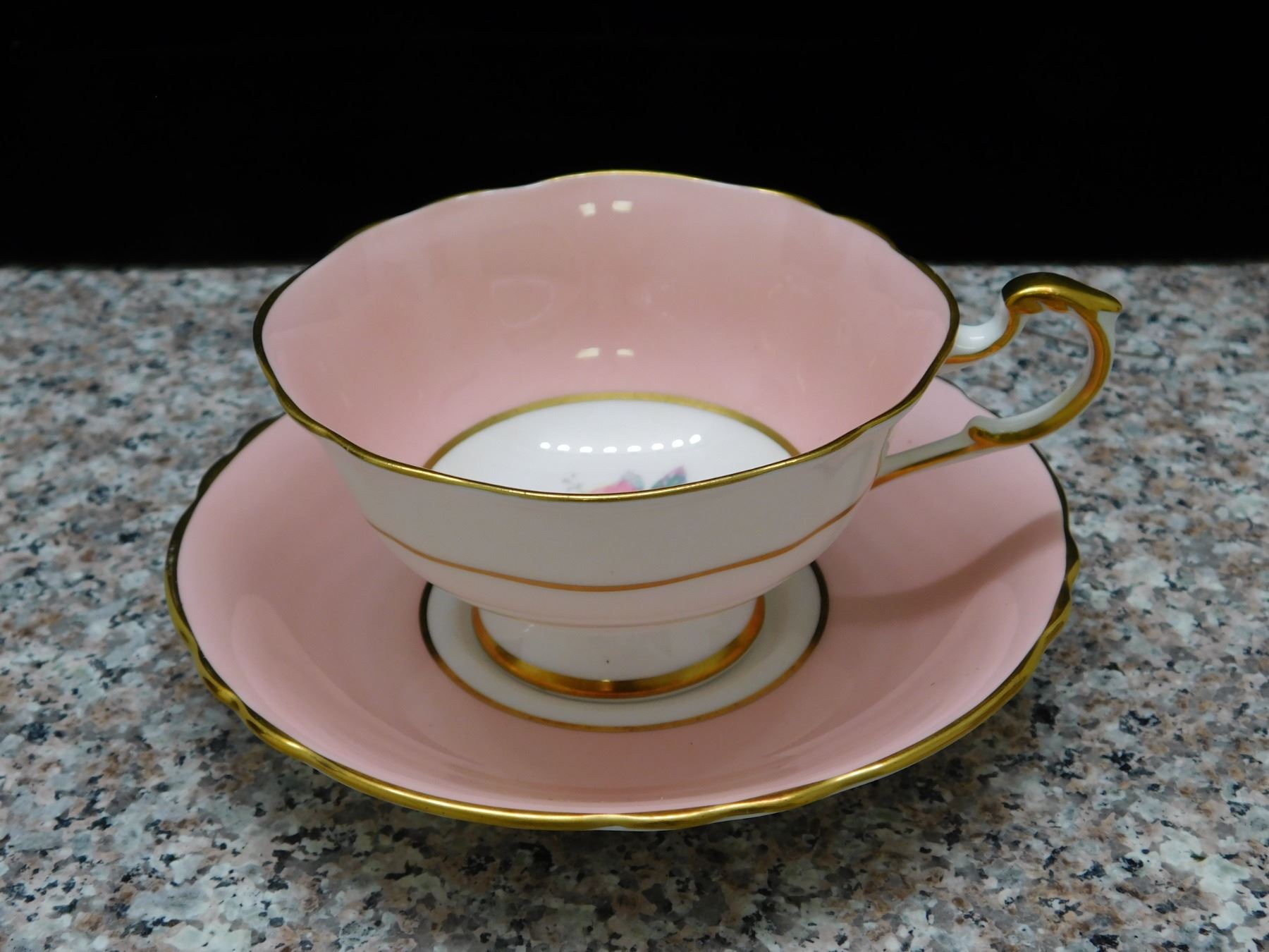 Paragon Tea Cup and Saucer Pink Floral