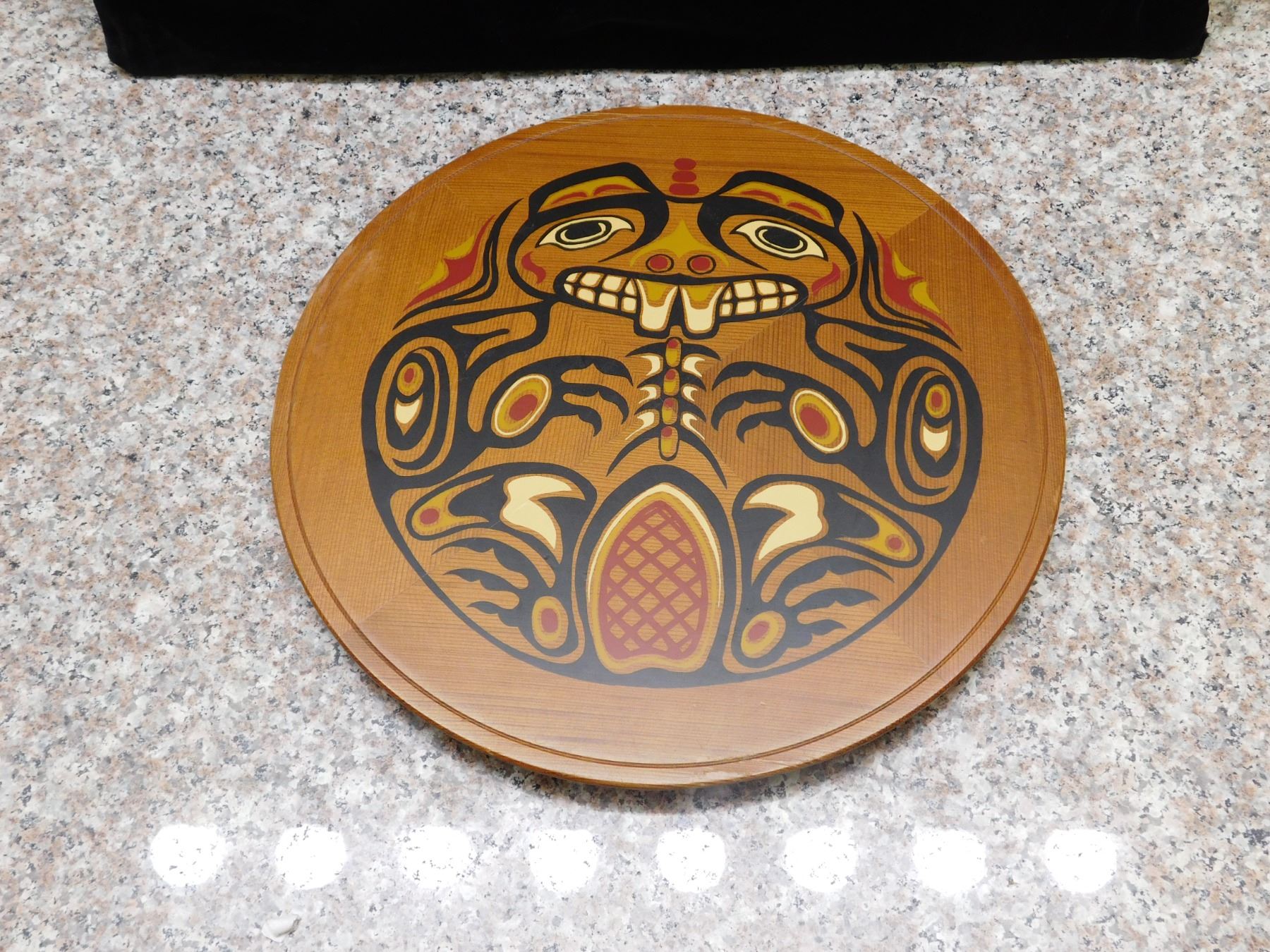 Panorama Canada Legend of the Beaver Haida Art Cedar Wall Plaque Art Decor