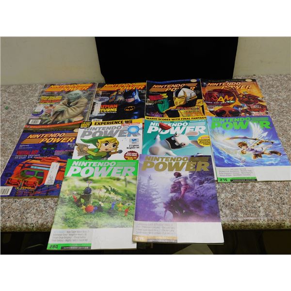 Lot of 10 Vintage Nintendo Power Magazines With Posters and Inserts ...