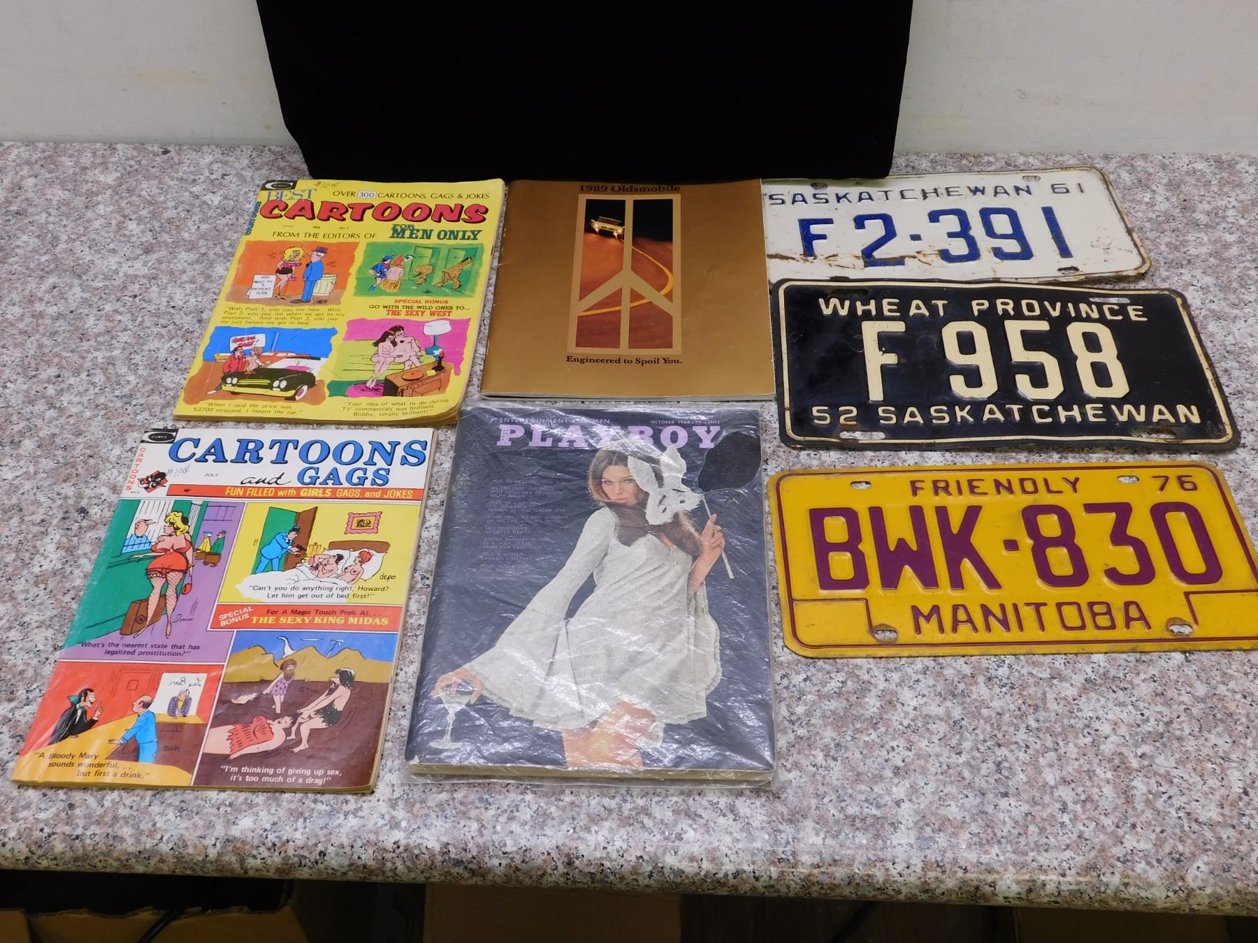 Lot of Playboy 1968 Magazine, Adult Cartoon Mags, 50s 70s License ...