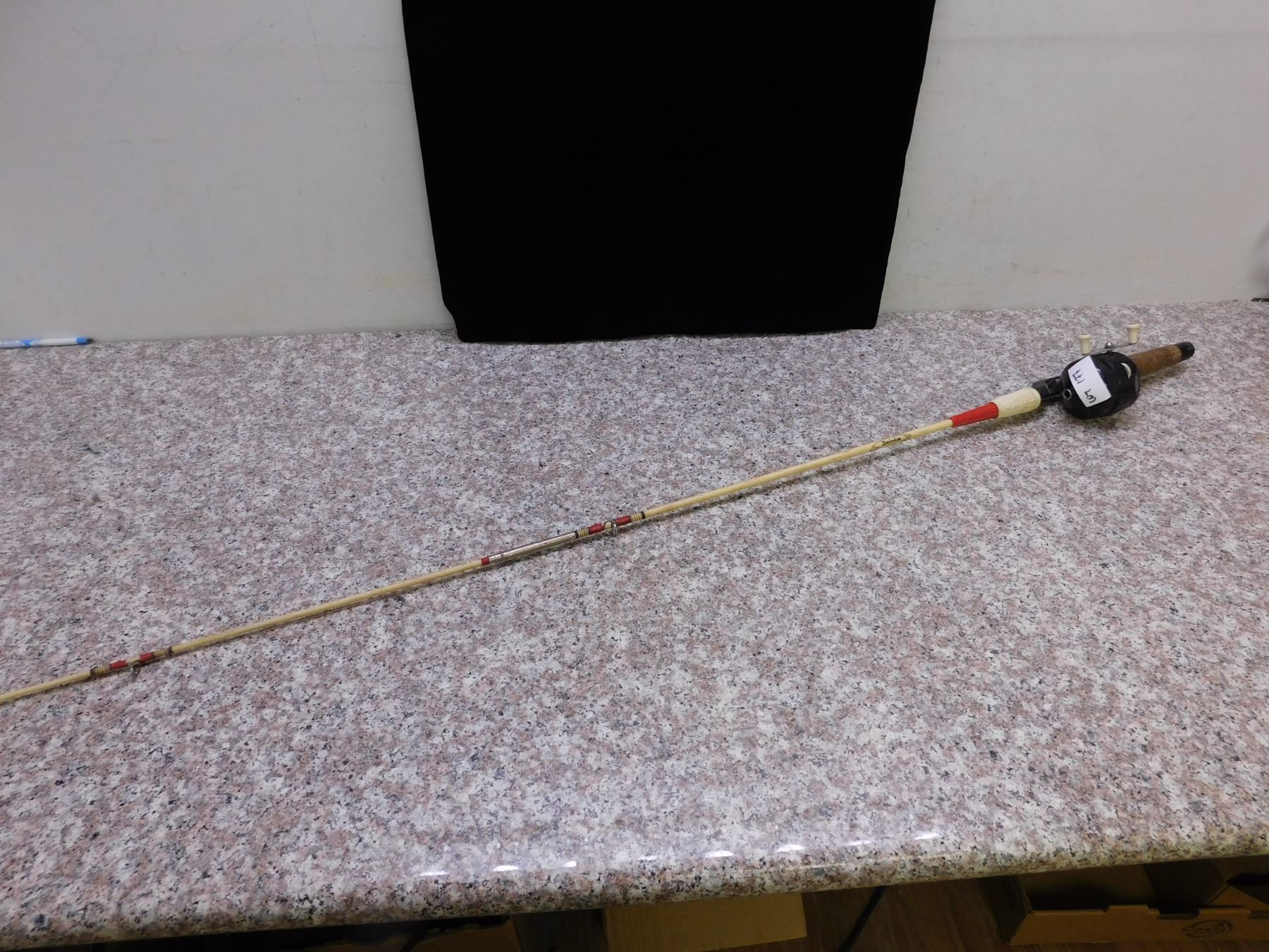 Vintage 66” Dolphin Casting Rod Good Condition, with Zebco Model 202 Reel
