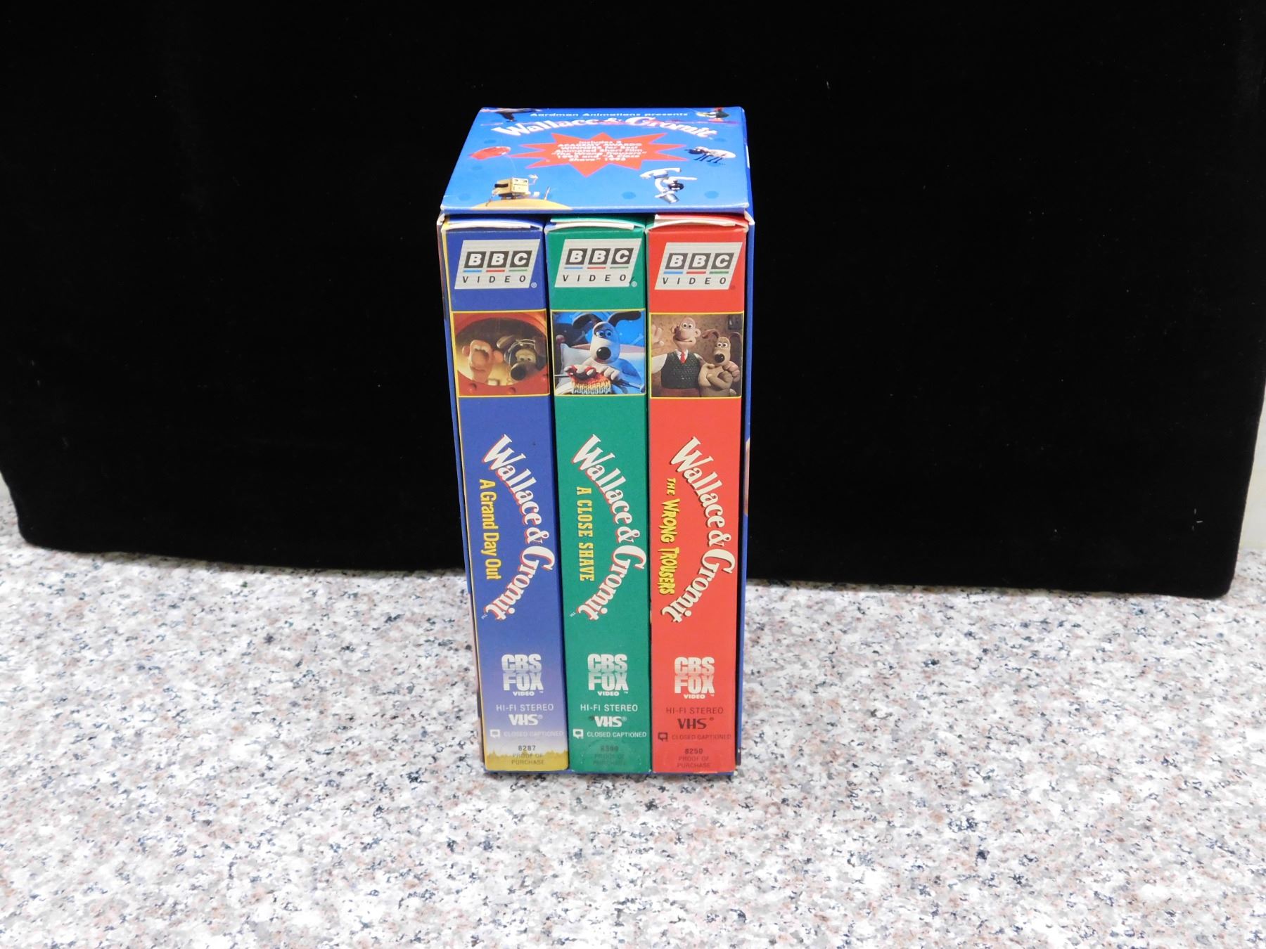 BBC Video Wallace & Gromit VHS Tape Box Set