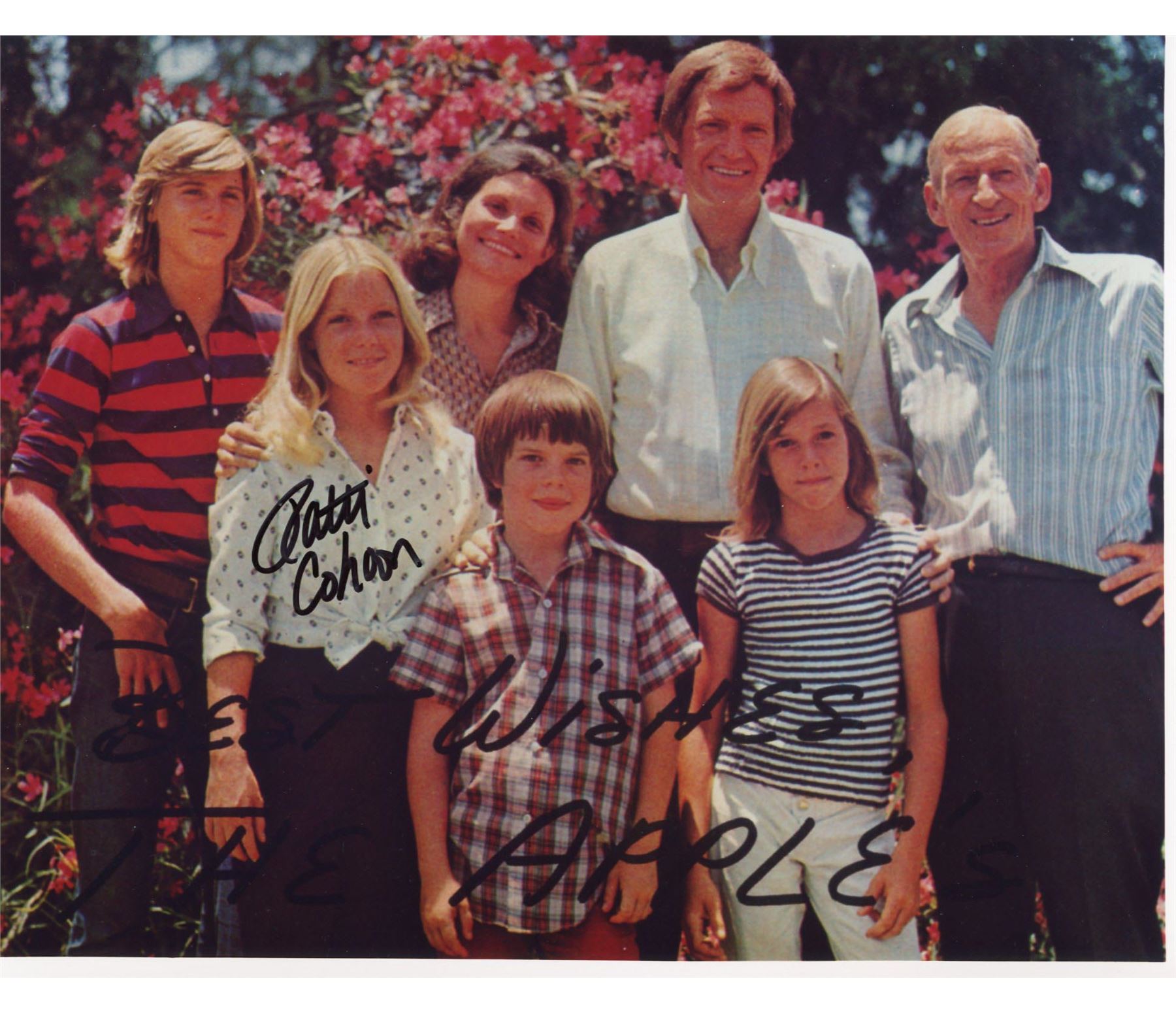 Patti Cohoon signed Apple's Way cast photo