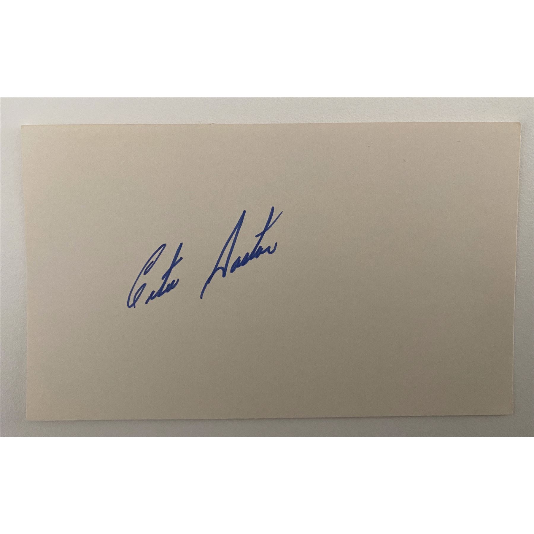 Baseball Cito Gaston original signature