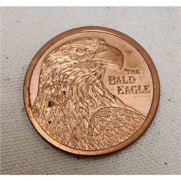 American 999 Copper Bone Bald Eagle Copper