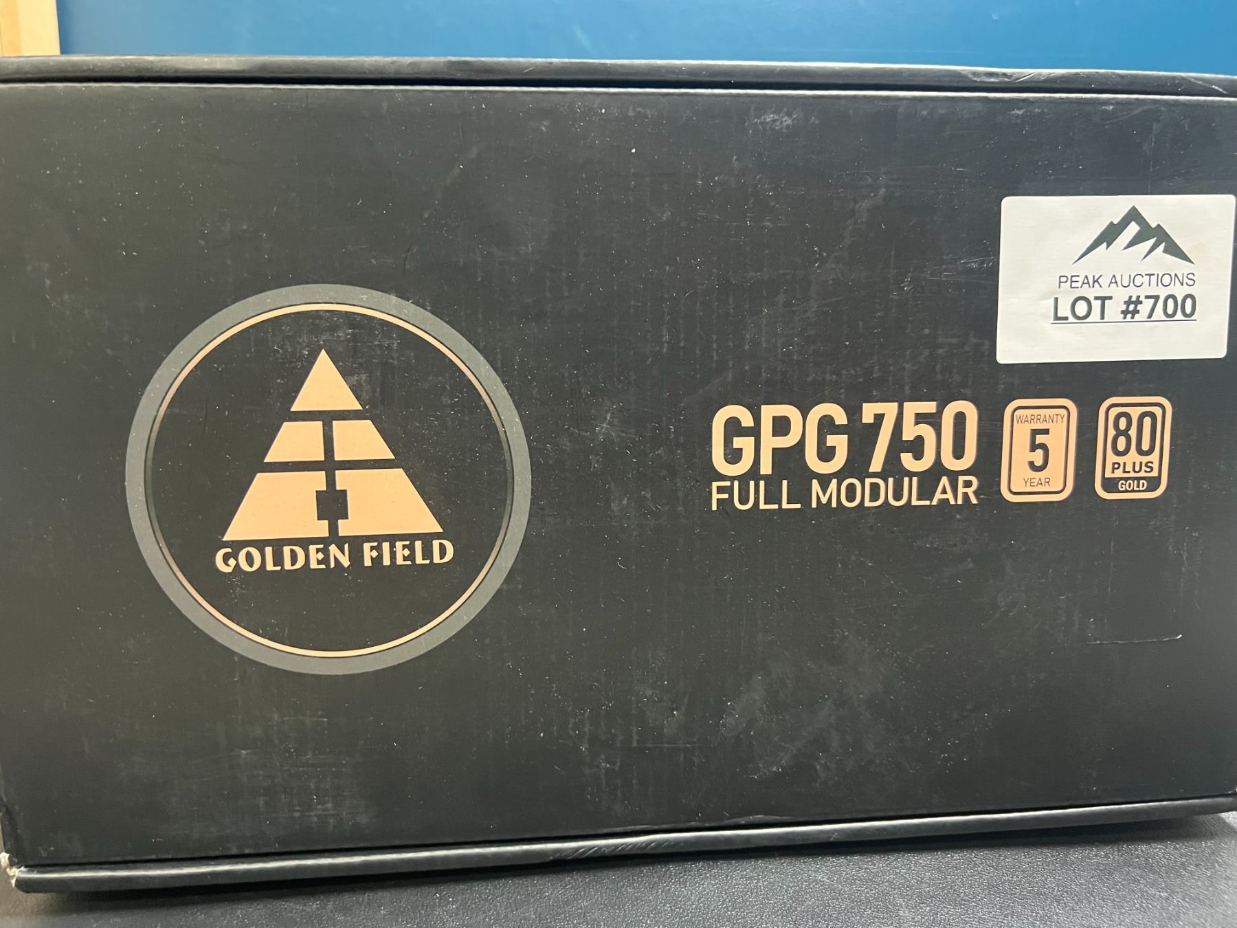Lot of 1 Golden Field GPG750 Full Modular Power Supply for PC