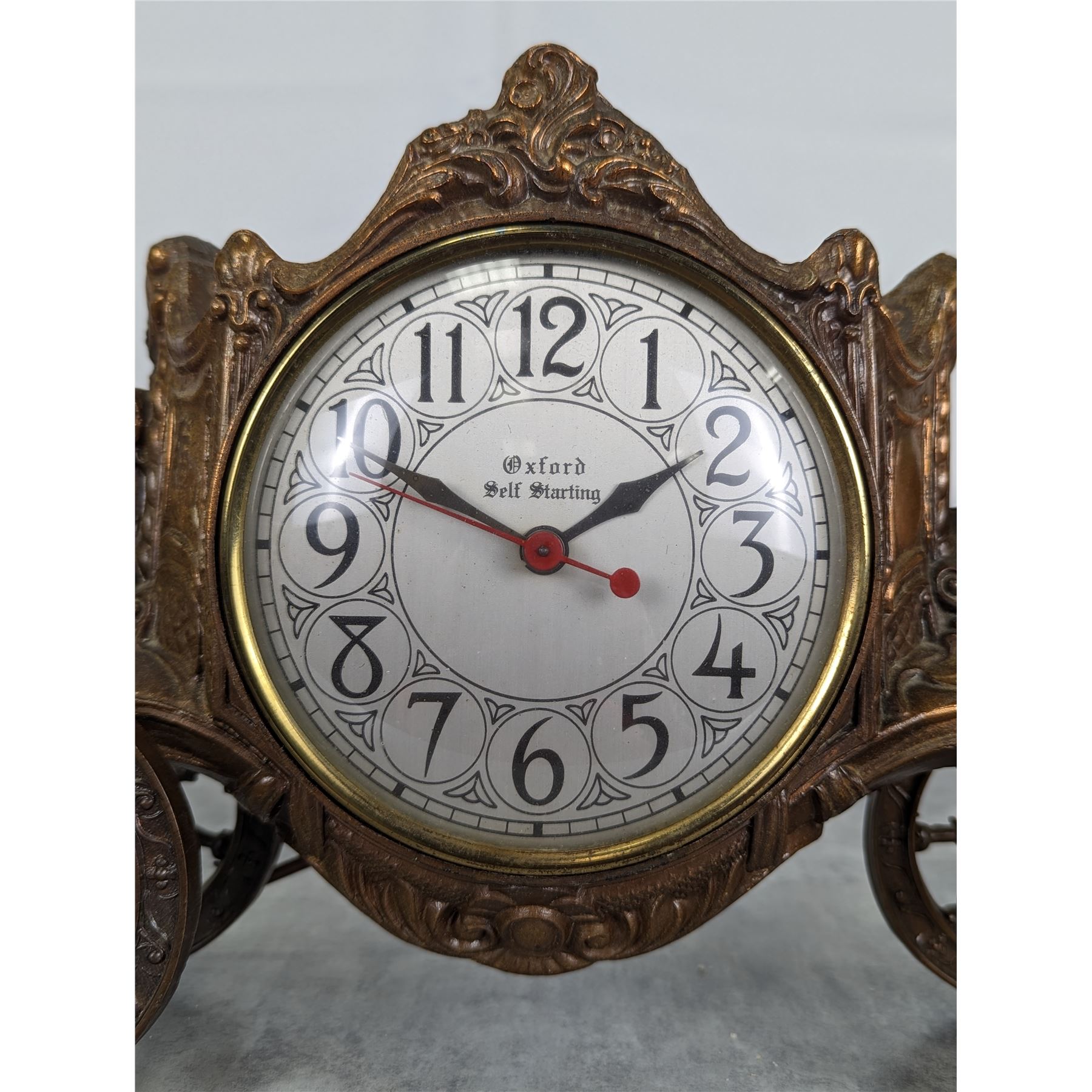 Vintage Oxford Self Starting Coach Carriage Clock