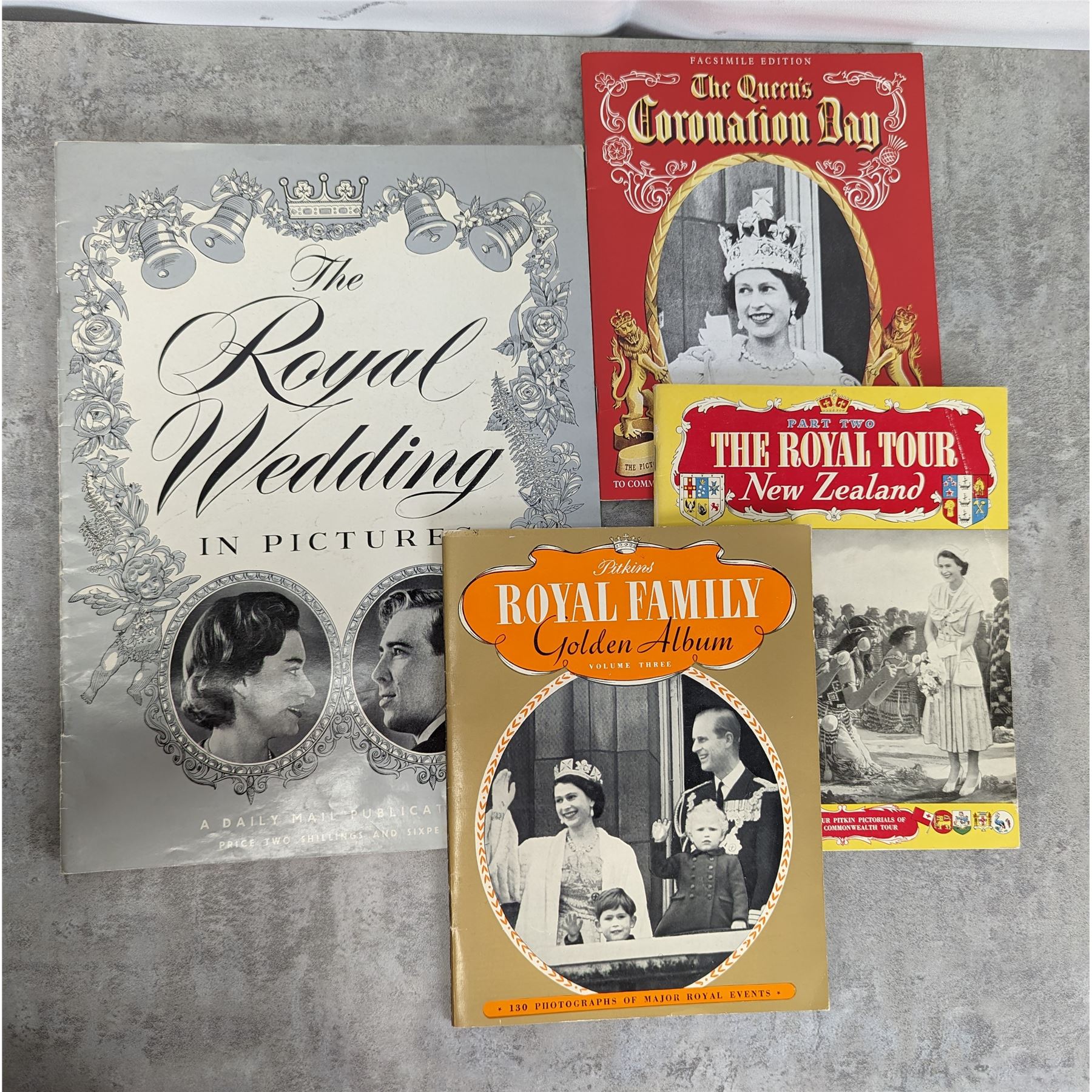 Set of 4 Royal Family Commemorative Albums