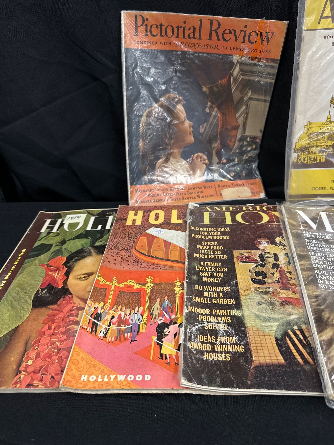 Variety Of Vintage Magazines From The 40's, 50's, 60's Etc