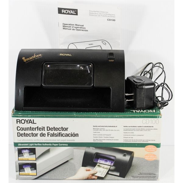 ROYAL COUNTERFIT DETECTOR MODEL CD100