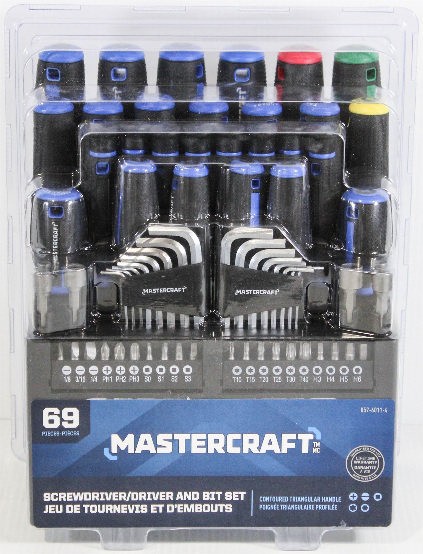 NEW MASTERCRAFT SCREW DRIVER / DRIVER & BIT SET
