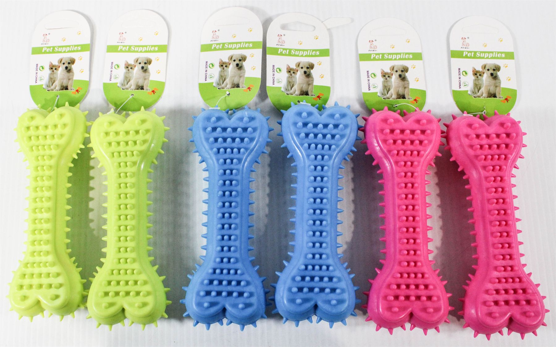 6 ASST. DENTAL DOG BONES