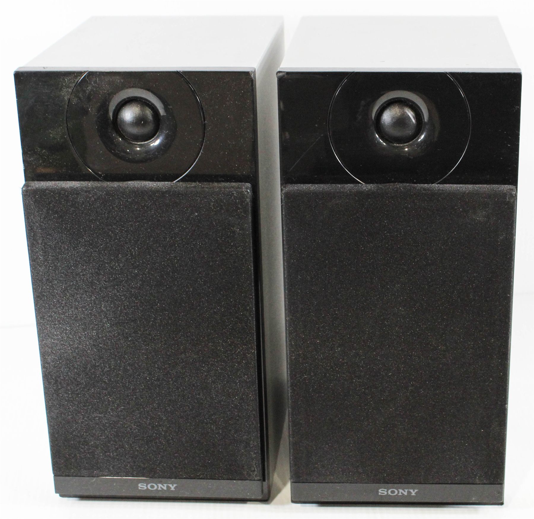PAIR OF SONY DESK TOP SPEAKERS