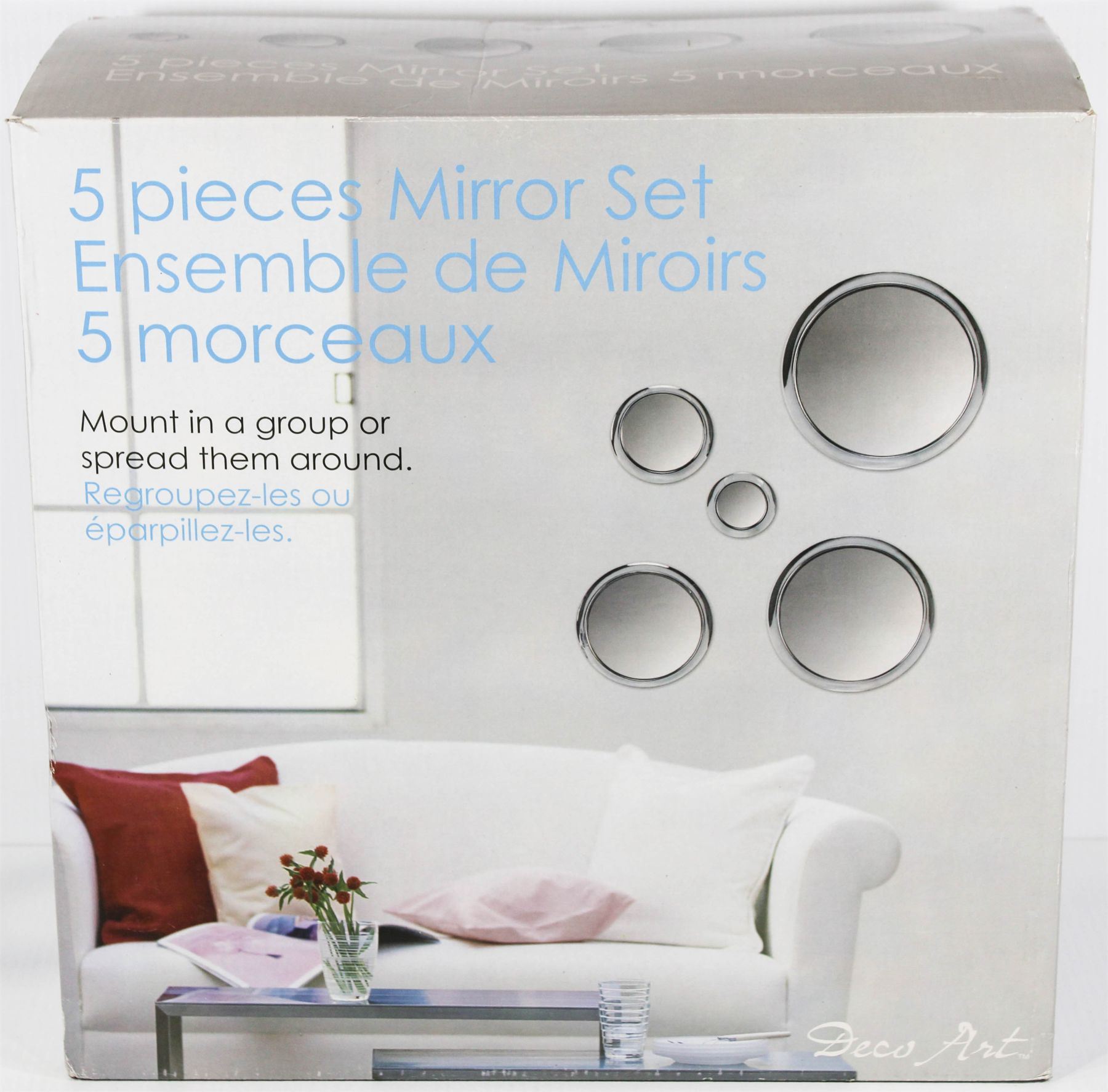 5 PIECE MIRROR SET
