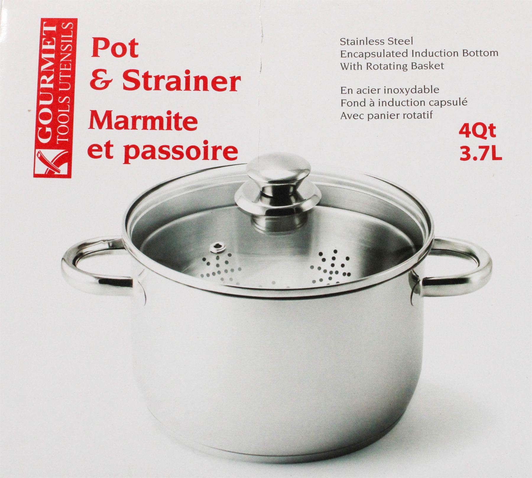 3.7L POT AND STRAINER