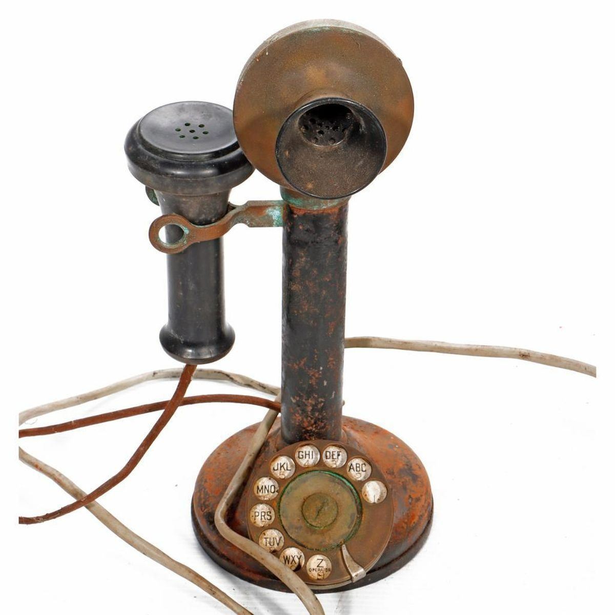 Candlestick Phone - Dial type with Ringer Box