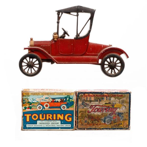 Parker Brothers Touring Card Game - two versions and Sexton Antique Car ...