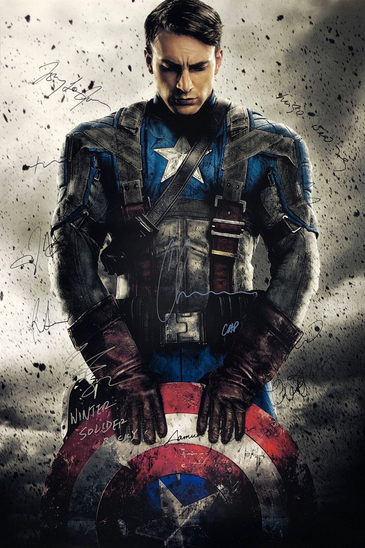 Signed Captain America The First Avenger Poster