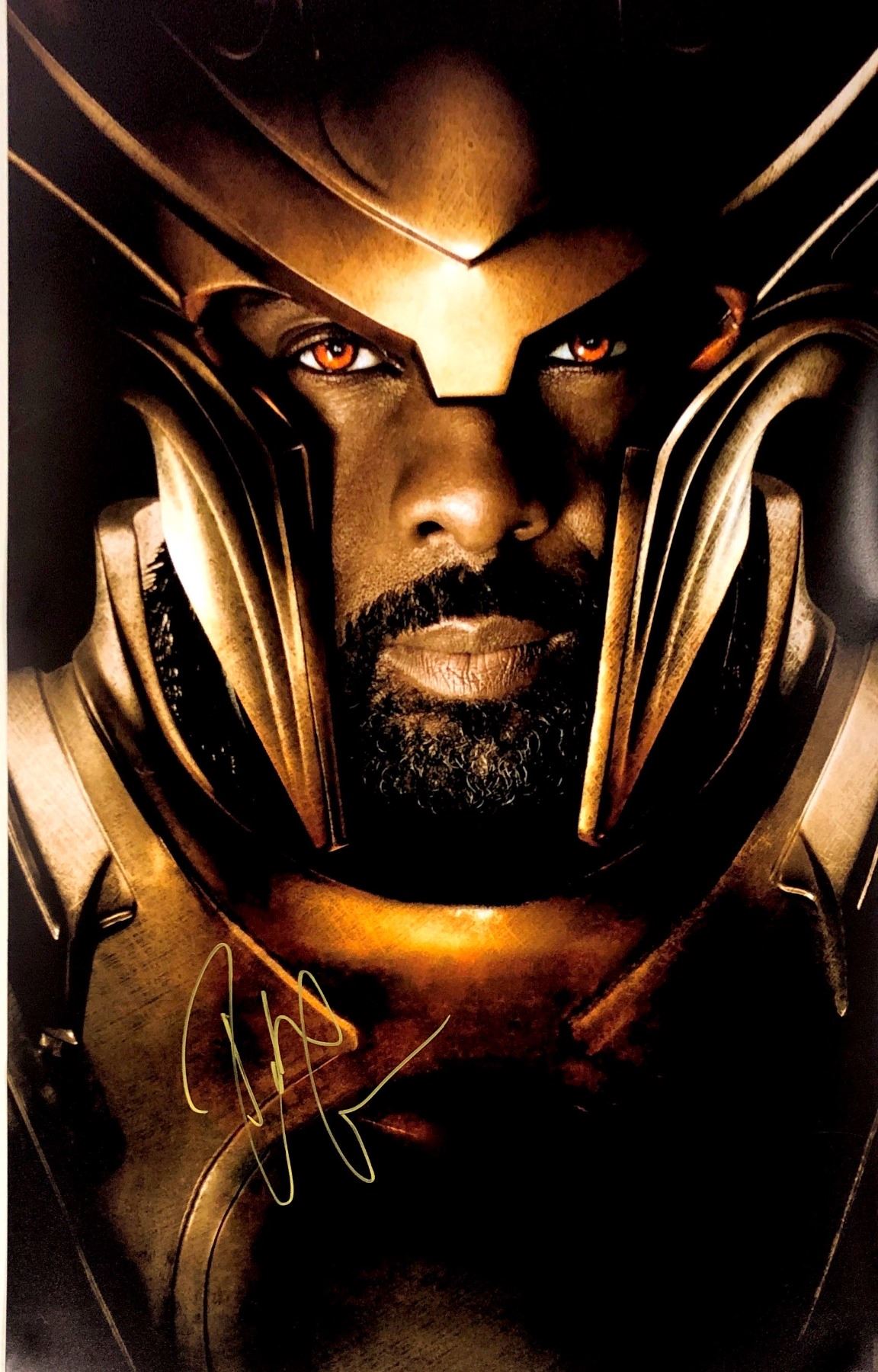 Idris Elba Autograph Signed Thor Ragnarok Poster